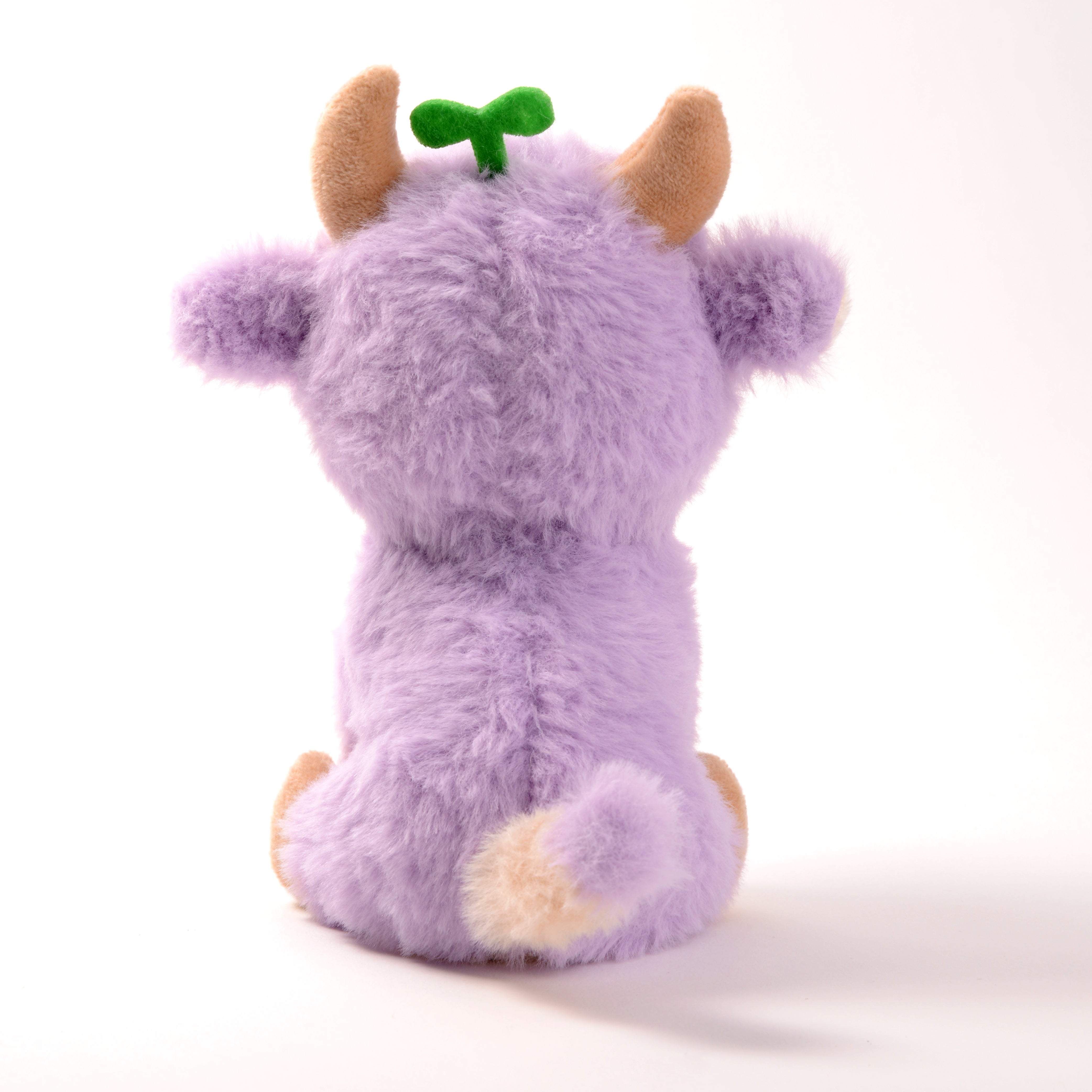 Lavender Sprout Cow Plushie